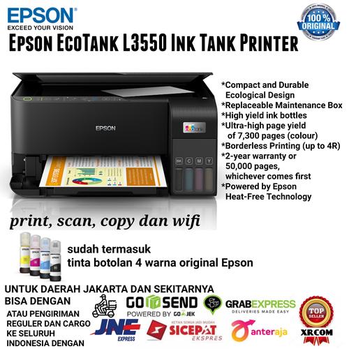 Jual Printer Epson L3550 print, scan, copy, wifi - Jakarta Pusat ...