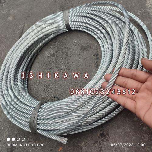Jual kawat sling galvanis 1.5 2 3 4 5 6 8 10 12 mm sling Galvanis - 1,5 mm - Jakarta Timur ...