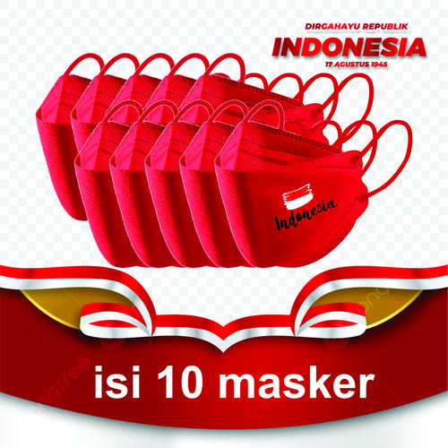Jual Masker kf94 hut ri merdeka 17 Agustus bendera - Jakarta Barat - Ds ...