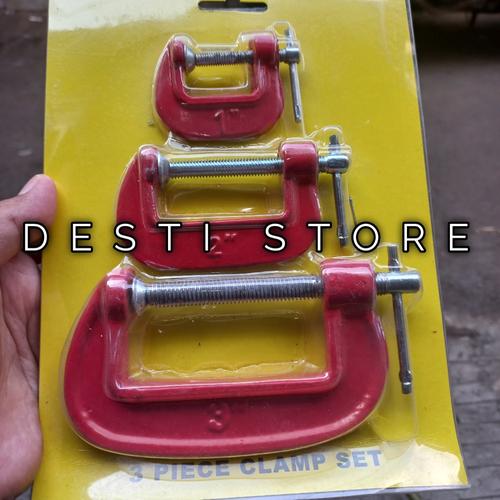 Jual Set Clamp C Alat Penjepit Model C 1 Inch - 3 Inch - Jakarta Timur ...