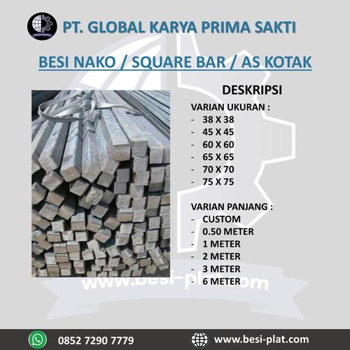 Jual Besi Nako / Square Bar / As Kotak 65 x 65 x 6 Meter - Kota ...