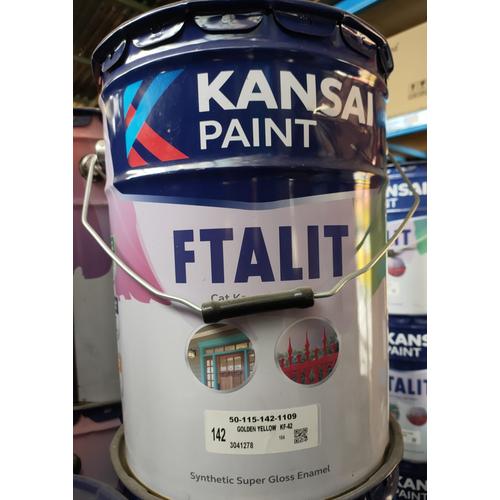 Jual CAT MINYAK BESI DAN KAYU KANSAI FTALIT KF-142 GOLDEN YELLOW - 1 kg ...