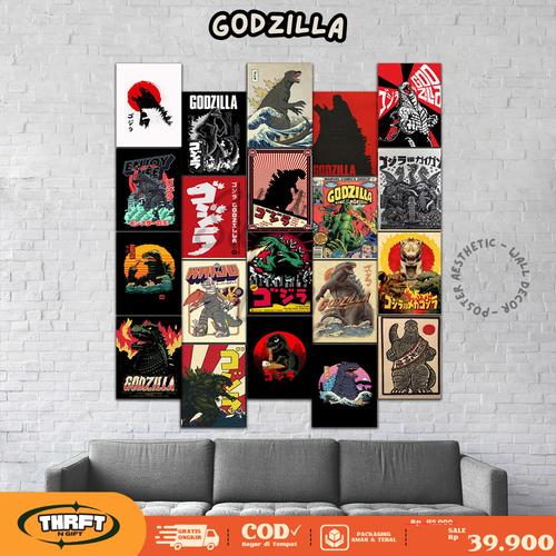 Jual Poster Aesthetic Collage Wall - Godzilla Series A5 - Jakarta Utara ...