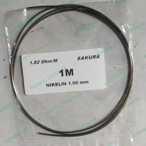 Jual kawat pemanas nichrome niklin nikelin 1mm 1 mm jual per meter ...