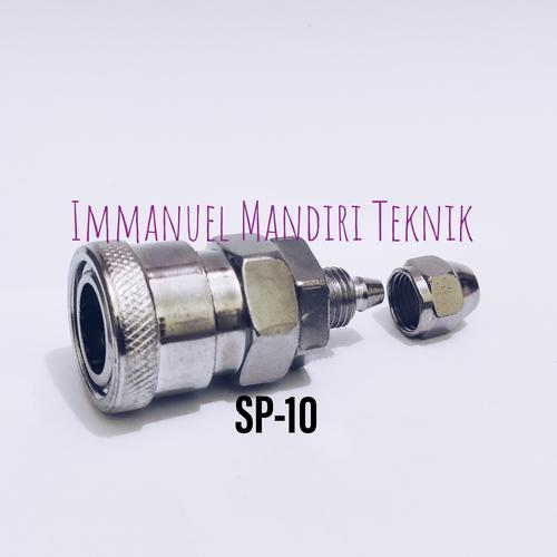 Jual Quick coupler SP10 / Compressor connector hose 6mm SP10 - Jakarta ...