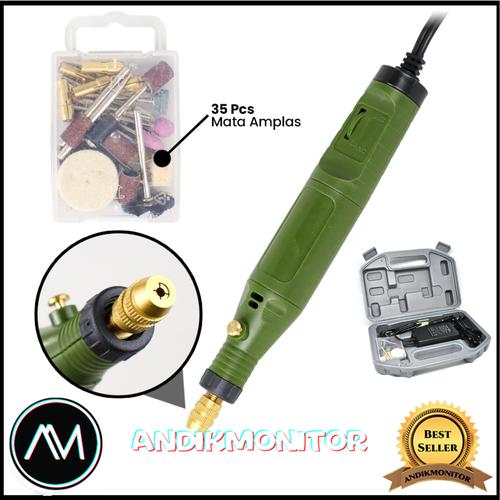 Jual DCTools Mini Grinder Bor Listrik Electric Grindstone 18000RPM S024 ...