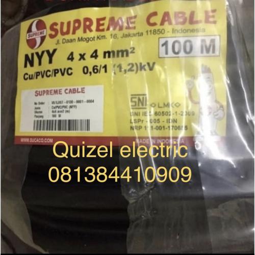 Jual Kabel NYY 4x4mm 100mtr Supreme - Jakarta Pusat - Quizel Electric | Tokopedia
