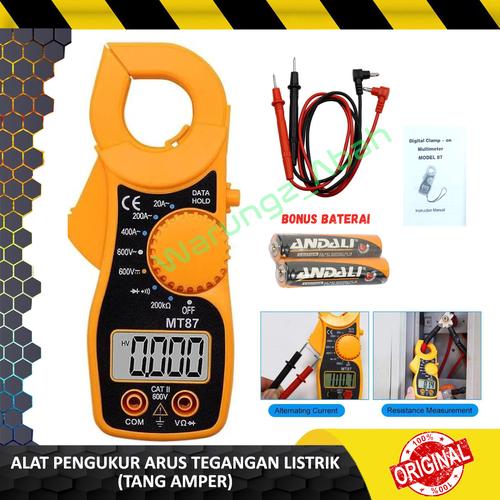 Jual TANG CEK ARUS AMPER AMPERE DIGITAL CLAMP MULTIMETER MULTI TESTER ...
