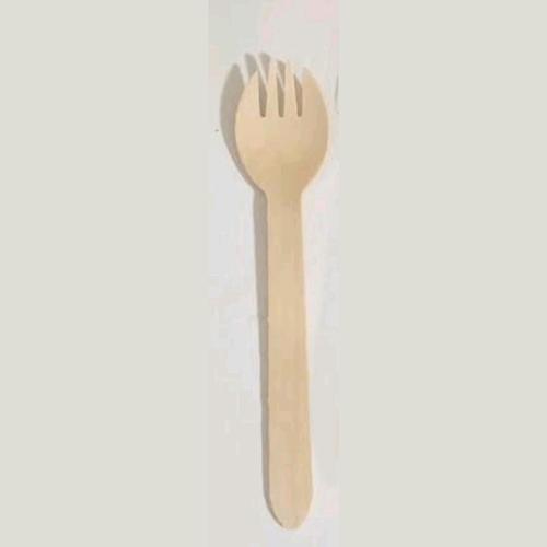 Jual WOODEN CUTLERY 10,5CM TANPA COVER SENDOK GARPU KAYU / SPORK 1PCS ...