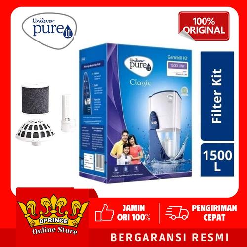 Jual Refill Pureit Germkill Kit 1500 L Pure It Germ Kill GKK Classic 9L ...