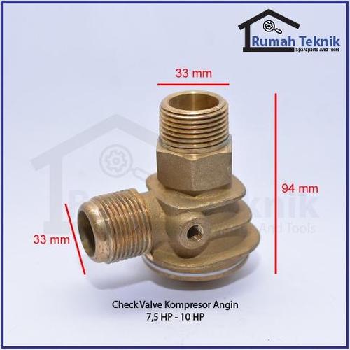 Jual Check Valve Kompresor Angin 7,5 HP - 10 HP - Kota Tangerang ...