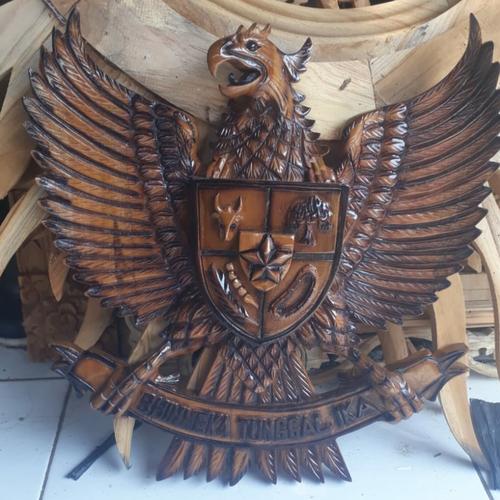 Jual lambang burung garuda jati ornamen hiasan dinding - Kab. Jepara ...