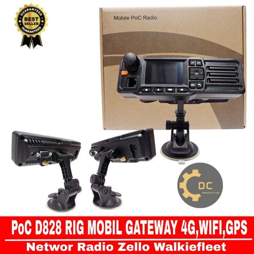 Jual Rig Mobil Gateway D828 PoC 4G Wifi GPS Network Zello,Walkiefleet ...