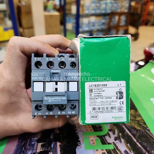 Jual KONTAKTOR / CONTACTOR SCHNEIDER LC1E2510M5 - LC1E2510 220V 11KW ...