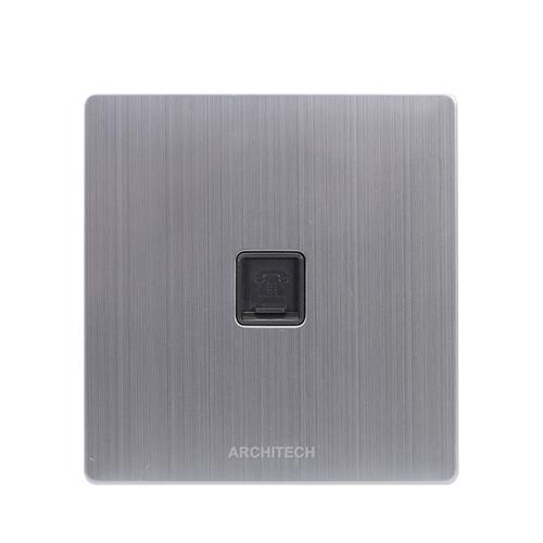 Jual Stop Kontak/Socket Telephone VENUS A69-E01 Stainless Steel ...