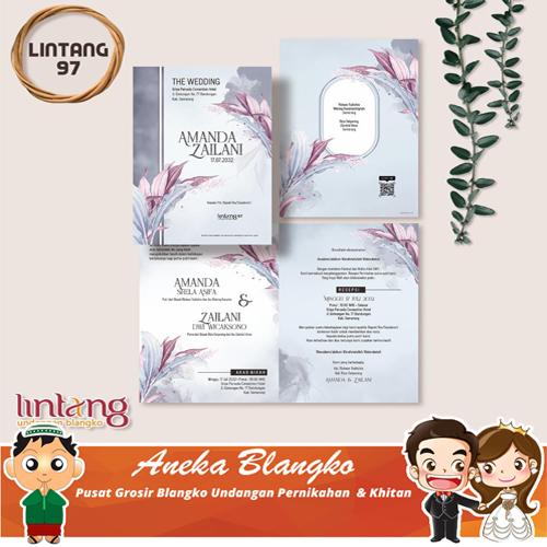 Jual Blangko undangan atau kertas undangan pernikahan merek LINTANG 97 ...