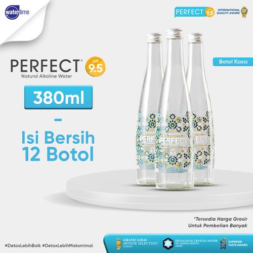 Jual Perfect Alkaline Water Botol kaca 380 ml PH 9,5 - Jakarta Utara - watertime jakarta | Tokopedia