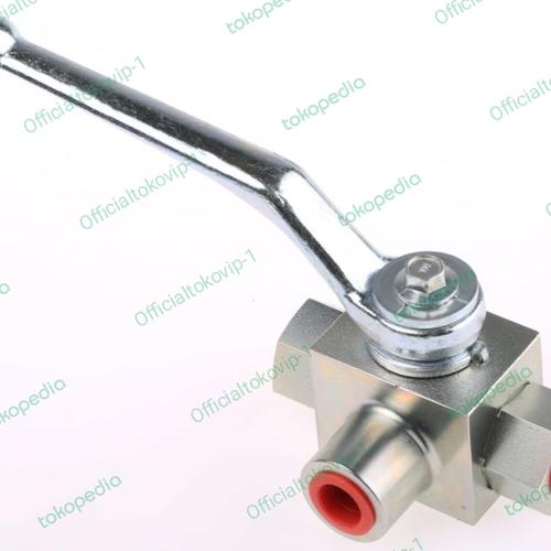 Jual High preasure ball valve 3 arah ukuran 3/8 inch / DU-03 PN500 ...