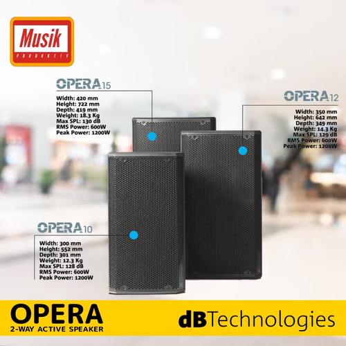 Promo Speaker Aktif dB Technologies OPERA10 / OPERA 10 / OPERA-10 ...