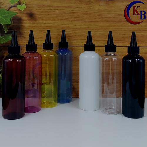 Jual BOTOL KERUCUT 250 ML TINTA HITAM / BOTOL PET 250ML TUTUP NECK 24 ...