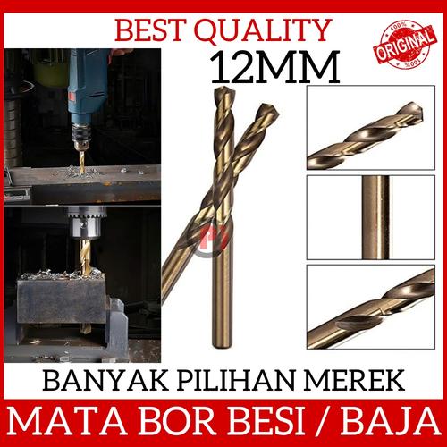 Jual Mata Bor 12mm Besi Baja Drill Berkualitas 12 mm Banyak Pilihan ...
