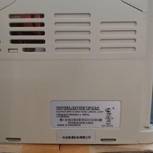 Jual Vfd007M23A Inverter Delta 0,75Kw 3 Phase 220/240 Original ...