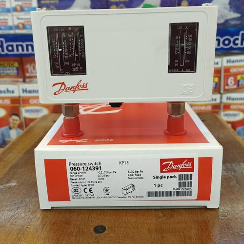 Jual Pressure switch Danfoss KP15 Auto Manual dobel Nepel PN.060-124391 - Jakarta Barat - Mitra ...