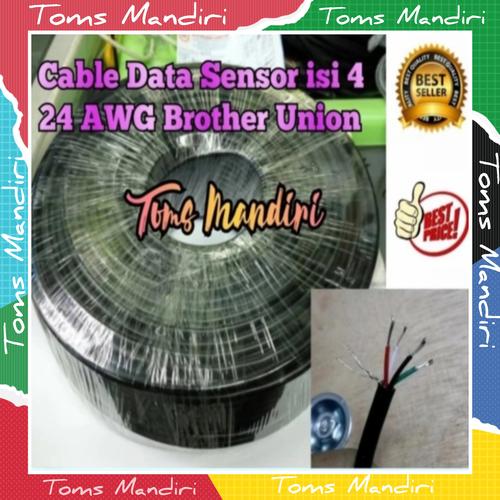 Jual Kabel Data Sensor isi 4 serabut 24 AWG Brother Union 300 MTR ...