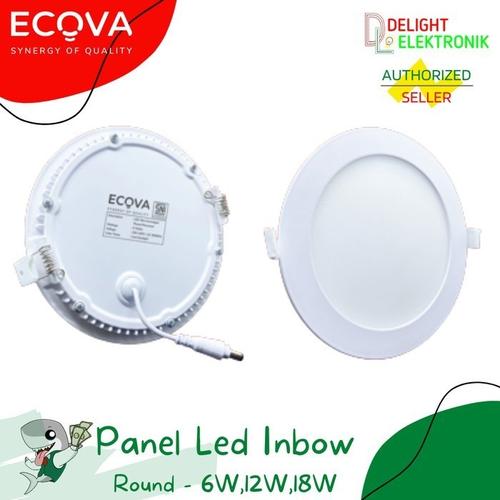 Jual Downlight LED Ecova 12 Watt Bulat INBOW 3000k/4000k/6500k ...