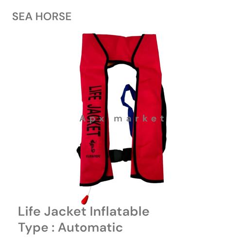 Jual Pelampung Gas / Life Jacket Inflatable Automatic Sea Horse - Kota ...