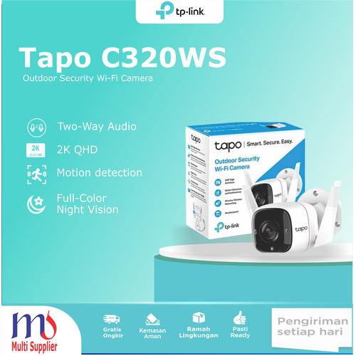 Jual TPLINK Tapo C320WS C320 WS Outdoor Security Wi-Fi Camera - Jakarta ...