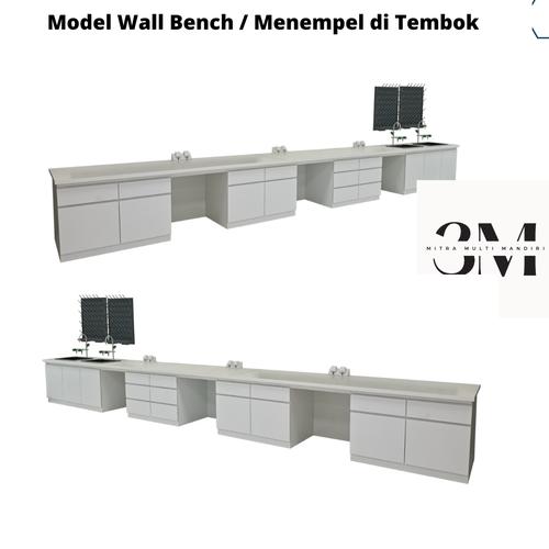 Jual Wall Bench Meja Laboratorium dinding full hpl - Kab. Bogor - MITRA ...