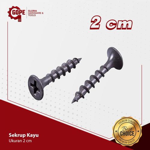 Jual Sekrup Kayu Biasa Skrup 2, 2.5, 3, 4, 5, 7, 10 cm - 2 cm - Jakarta ...