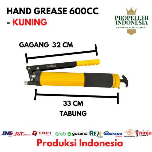 Jual Pompa Gemuk Tangan Hand Grease Gun 500CC 600cc - Pompa Kuning ...