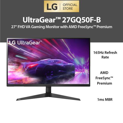 Jual LED LG ULTRAGEAR 27GQ50F-B 27 INCH FULL-HD 165Hz GAMING MONITOR ...