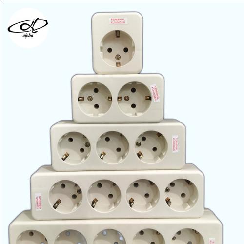 Jual UTICON Stop Kontak Terminal Kuningan 1 2 3 4 5 6 Lubang - 1LB ST-118 - Kota Samarinda ...