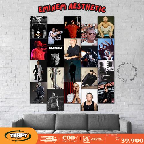 Jual Poster Aesthetic Collage Wall - Eminem Aesthetic Series A5 ...
