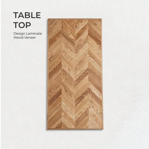 Jual Table - Top Meja Only Veneer Oak Wood Parquet Mozaik - 120cm - Kab ...