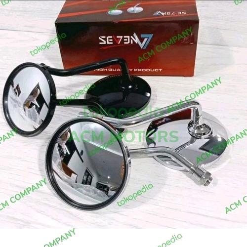Jual SPION MOTOR BULAT MINI KACA CEMBUNG MODEL VESPA FAZZIO MIO FINO ...
