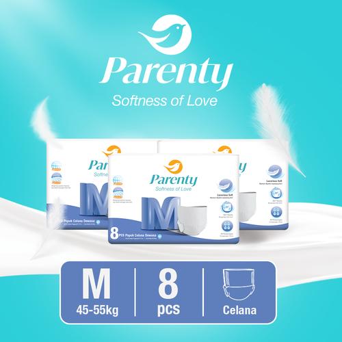 Promo PARENTY Adult Pants Soft Diapers M/L/XL Popok Celana Dewasa [3 ...