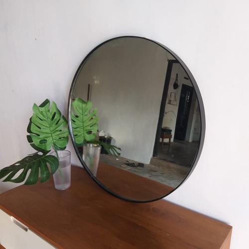 Jual Cermin bulat besi cermin modern cermin aesthetic cermin industrial ...
