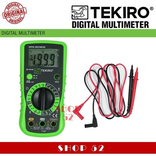 Jual TEKIRO Digital Multimeter Digital Multitester MS-DM1907 Original ...
