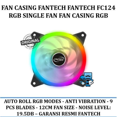 Jual Fan Casing Fantech Fantech Fc124 Rgb Single Fan Rgb - Original ...