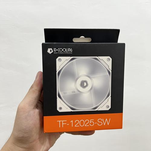 Jual ID Cooling TF-12025 SW White LED - 120mm Cooling Fan PWM Gaming ...