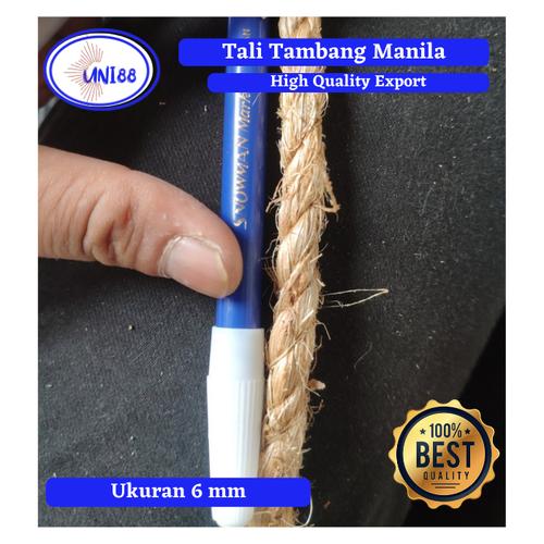 Jual Tali Tambang Manila Kecil 8mm 10mm Tampar Gurita Goni Rami Dadung ...