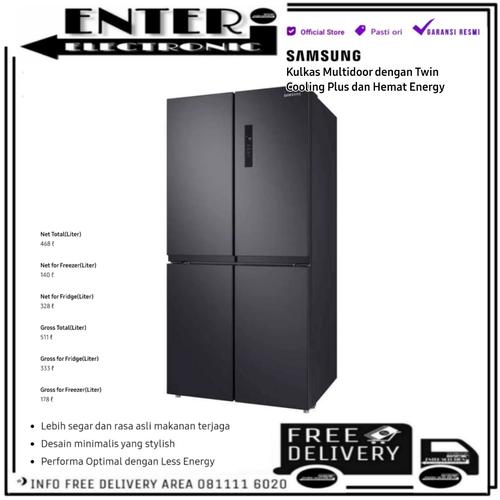 Promo SAMSUNG RF-48A4000B4 KULKAS SIDE BY SIDE MULTIDOOR 4 PINTU ...