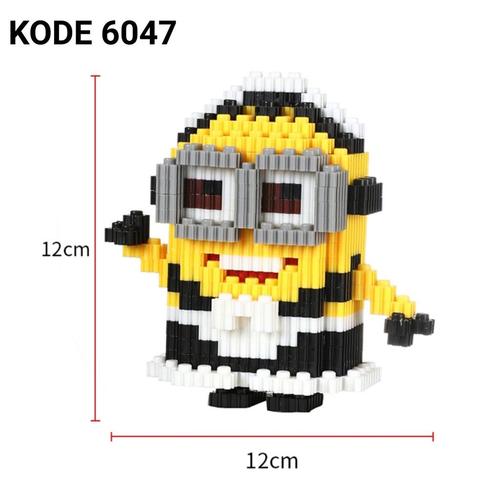 Jual Nano block minion series mainan edukasi anak Balok Susun kartun ...