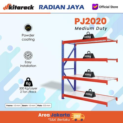Promo KITARACK PJ2020 JOINTER TINGGI 2 Meter Multifunction Rak Gudang ...