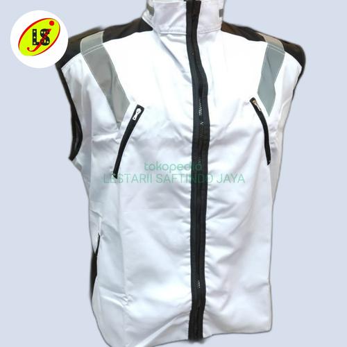 Jual SAFETY VEST PUTIH / ROMPI SAFETY KOMBINASI /ROMPI PROYEK - Jakarta ...