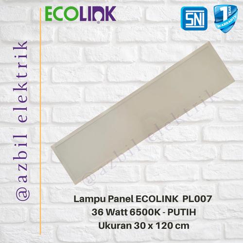 Jual Lampu Panel LED 36W Ecolink PL007 ukuran 30x120 cm - Putih - Kota ...